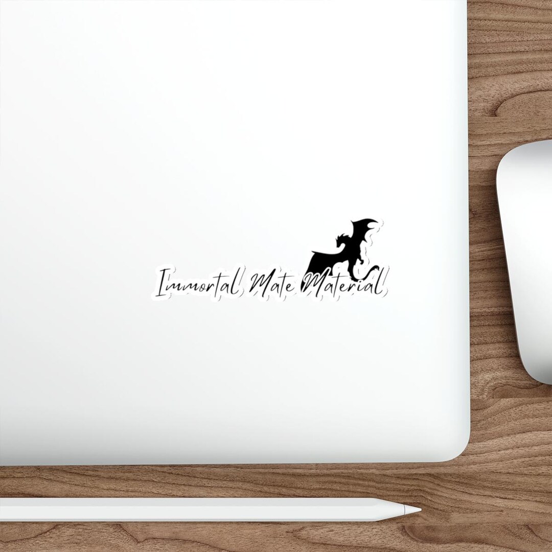 Immortal Mate Material Sticker for Laptop, Water Bottle, Journals ...