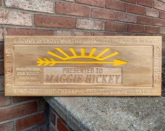 Arrow of Light Award Plaque | Etsy