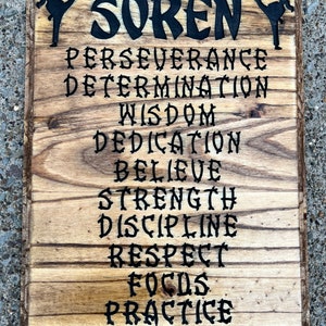 Karate Motivational Plaque Martial Arts Gift Sign Wall Decore - Etsy