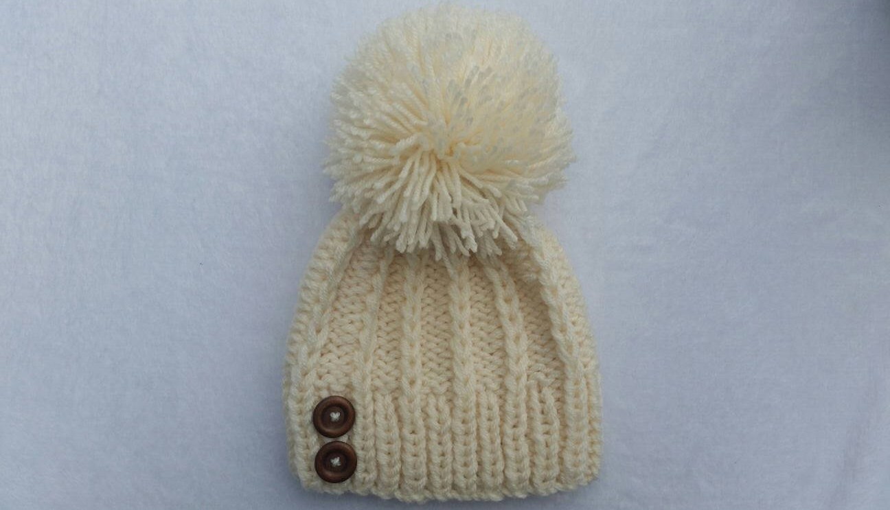 PDF Patron Tricot, Knitting Pattern, BONNET , BEANIE, Modèle Tricot ...