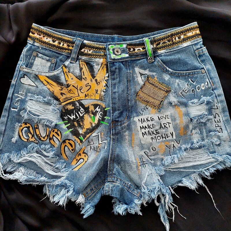 Embellished Shorts - Etsy