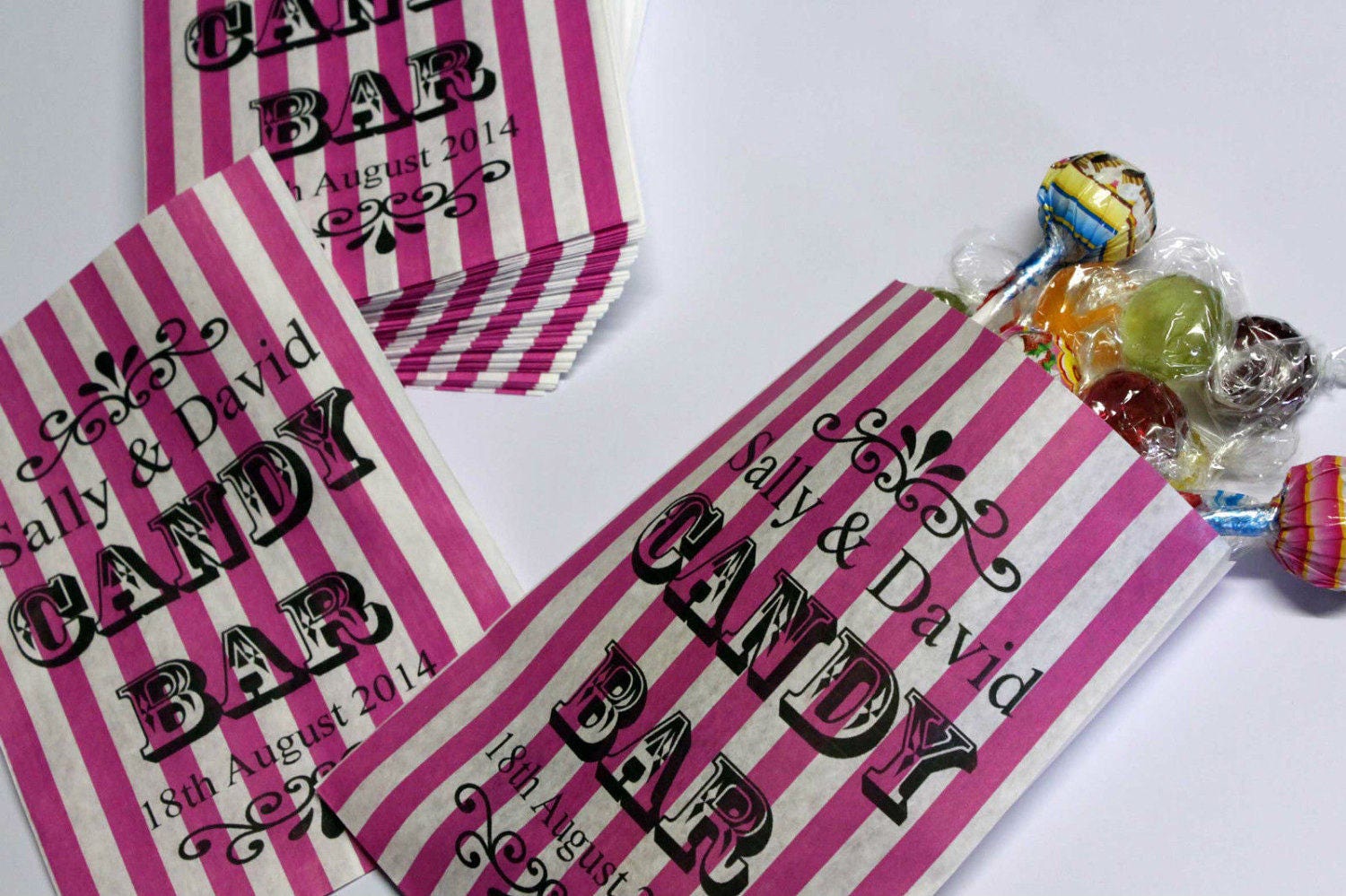 Personalised Sweet Bags for Your Wedding Candy Bar Sweet - Etsy UK