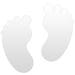 Baby Feet Vinyl Stickers, Choice of Size, Quantity and Colour. Pink ...