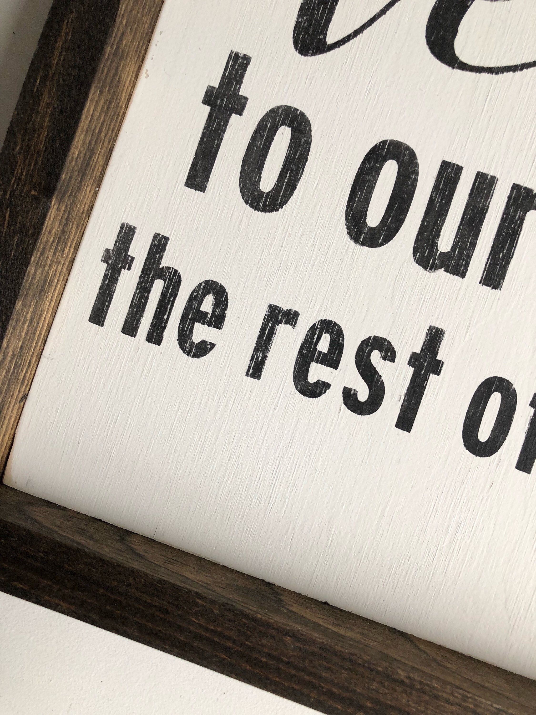 Hockey sign Welcome to our summer home. The rest of the | Etsy