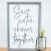Save Water Shower Together Sign | Wood Sign | Farmhouse Bathroom Sign ...