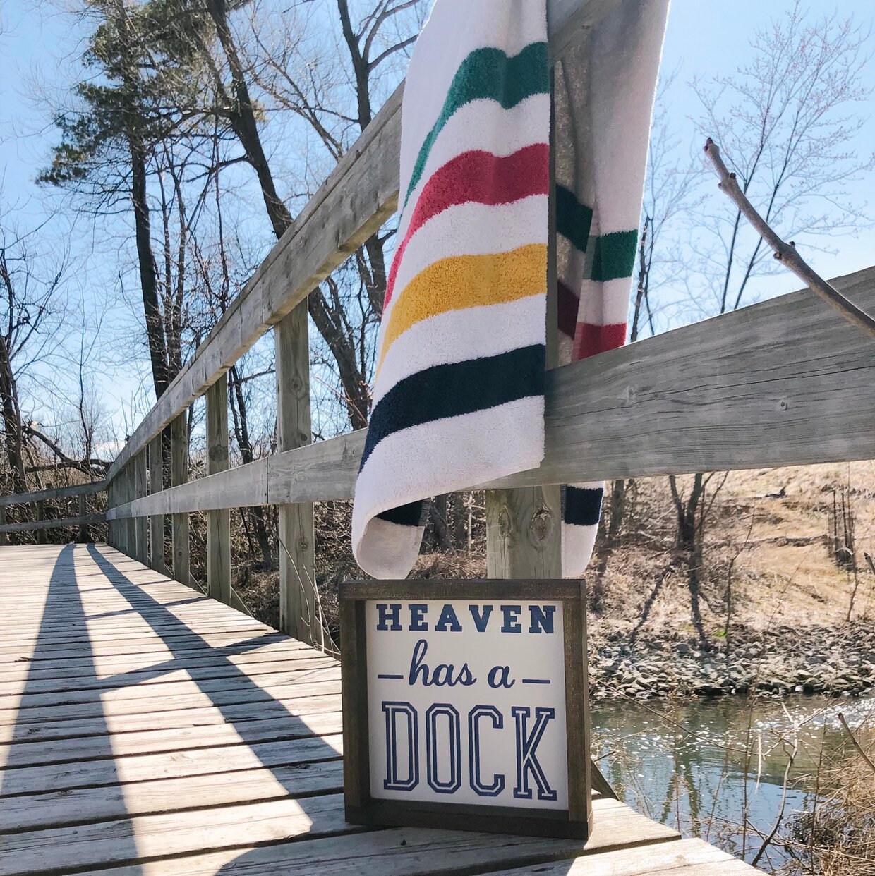 Cottage Decor Lake House Sign Heaven Has a Dock Sign - Etsy