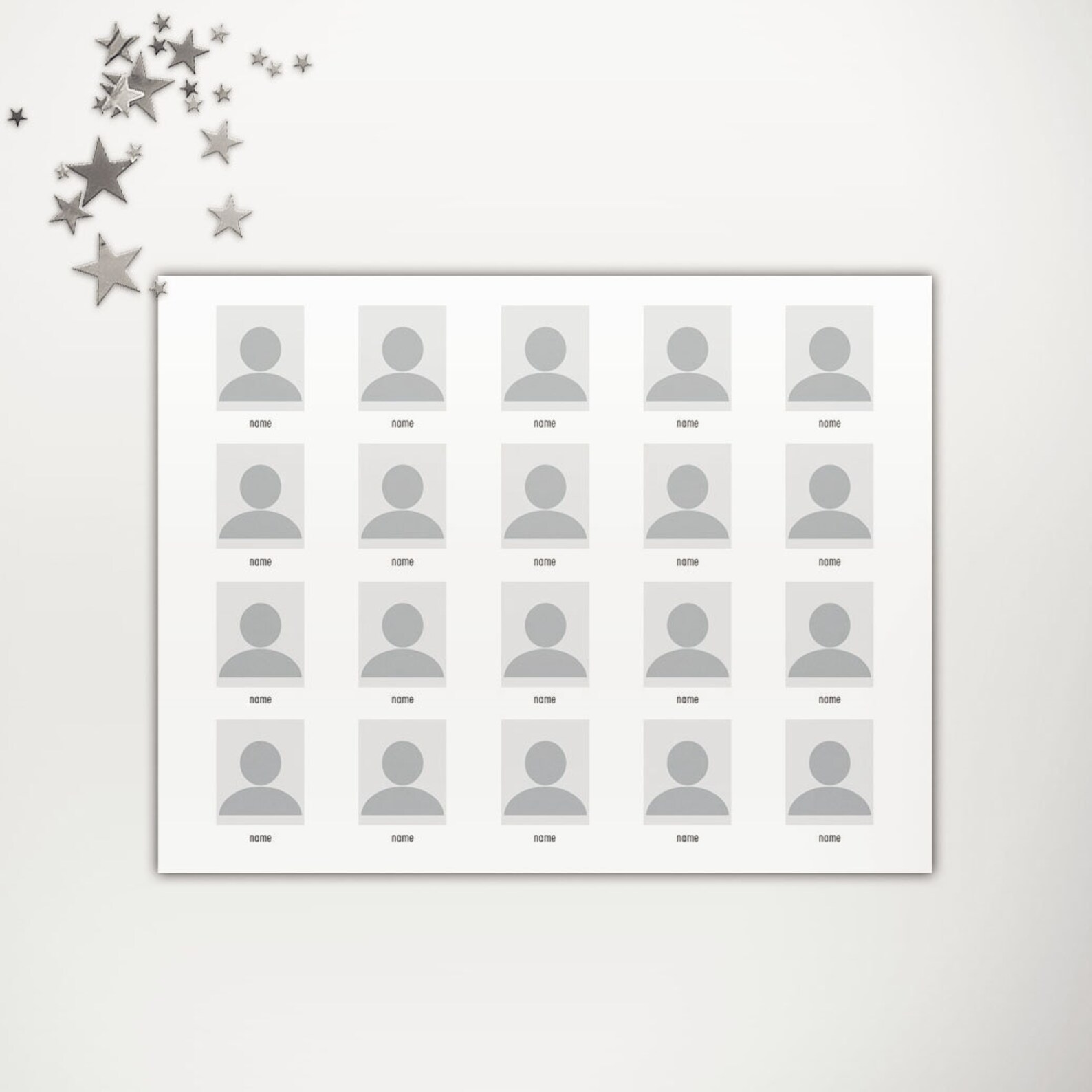 Diy Roster Layout Three Landscape Templates, Diy Custom Roster, Roster ...