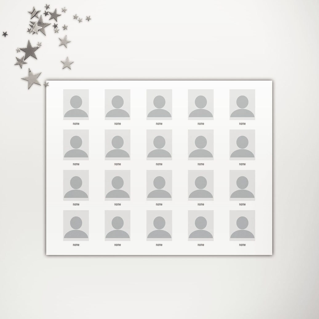 Diy Roster Layout Three Landscape Templates, Diy Custom Roster, Roster ...