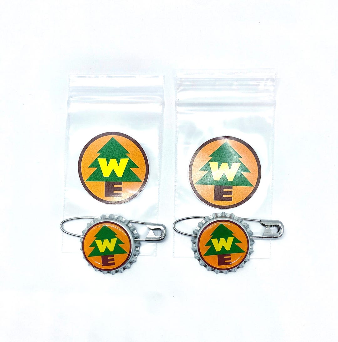 We Bottle Cap Pins Wilderness Explorer - Etsy