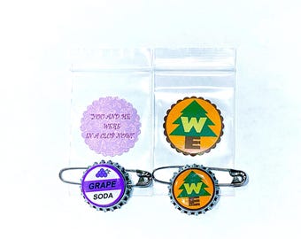 Ellie Soda Pins Set of 6, Ellie Badges - Etsy