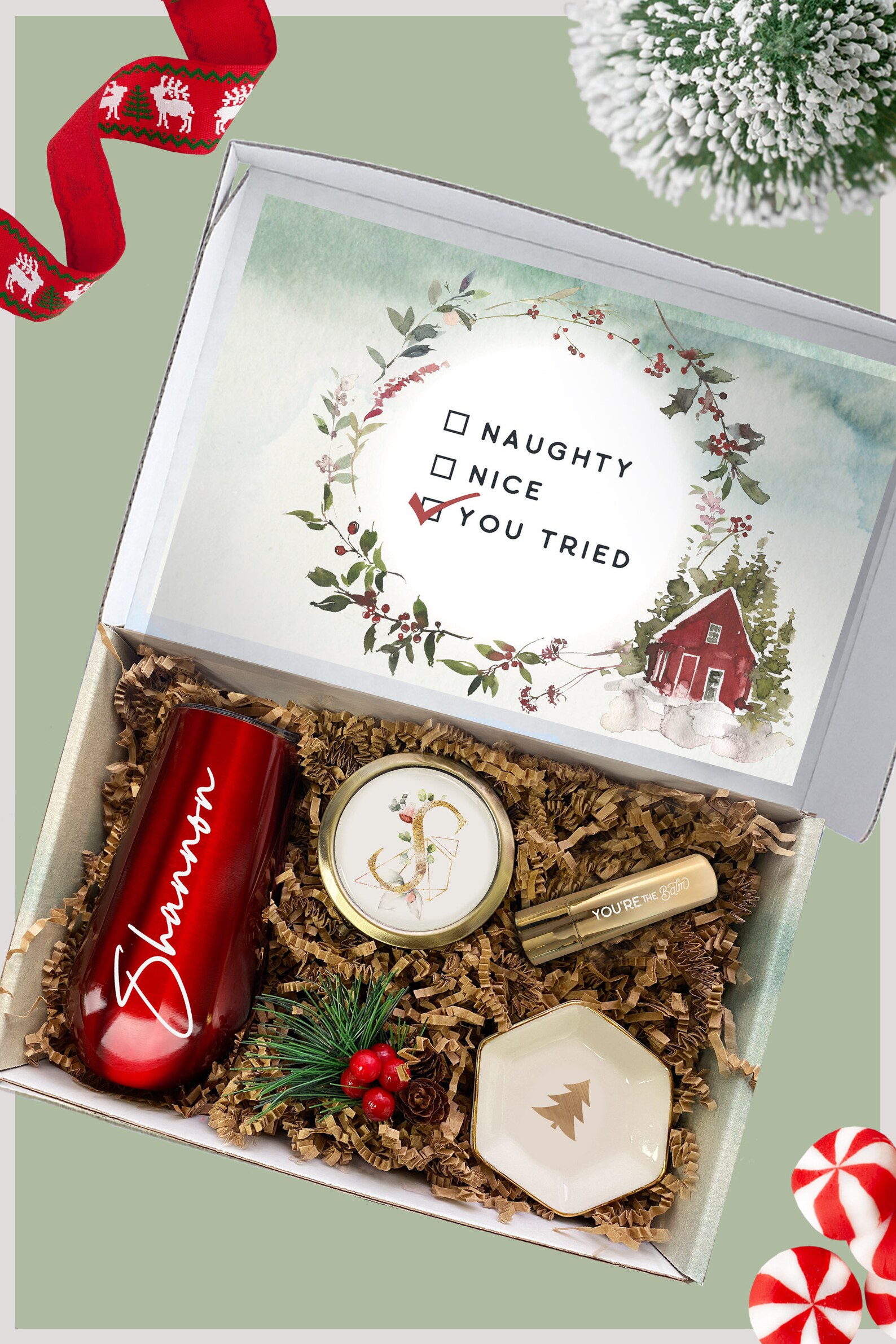 Spa Christmas Gift Set for Her Personalized Holiday Gift - Etsy