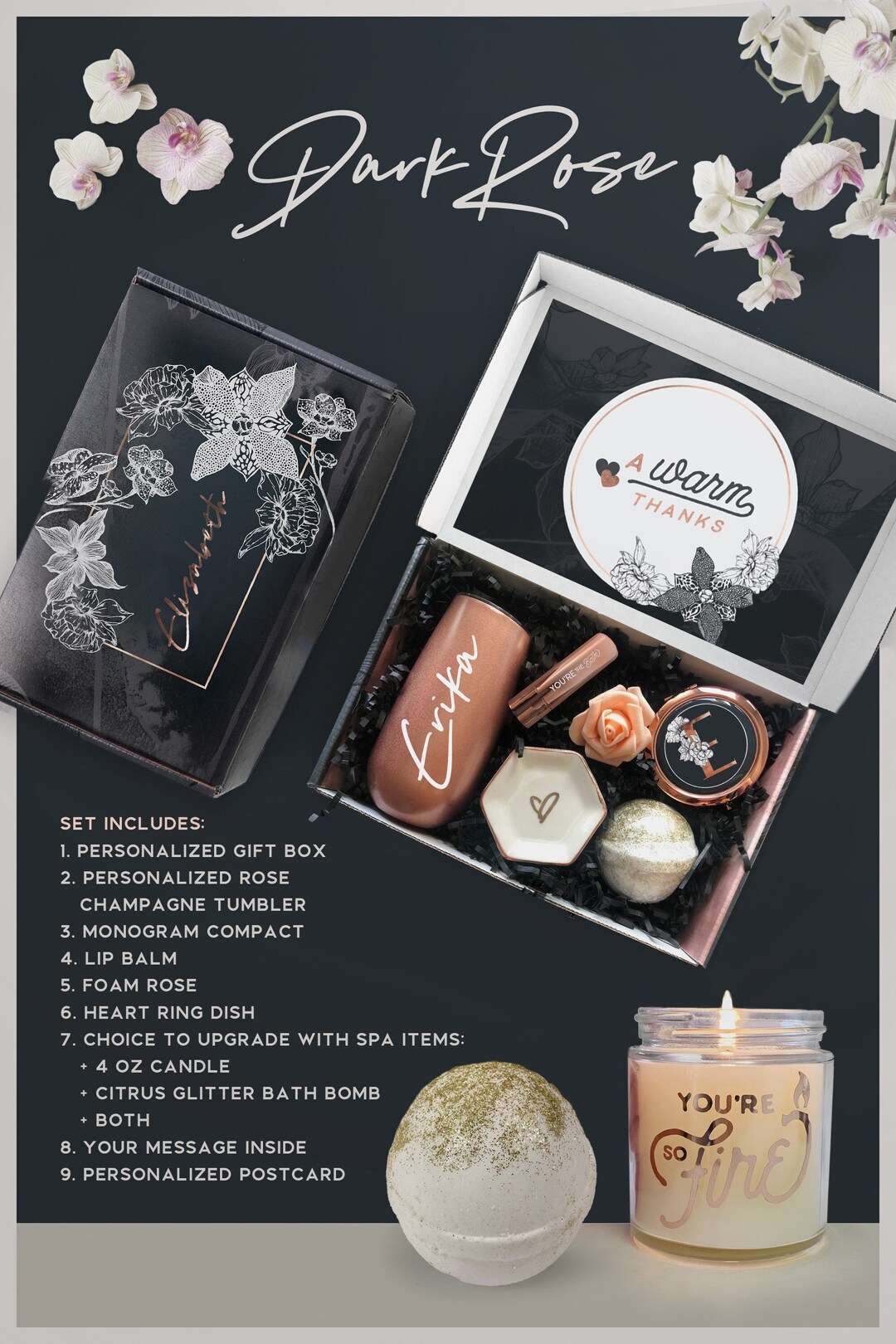 Thank You Gift Box for Her Show Gratitude or Token of Thanks - Etsy