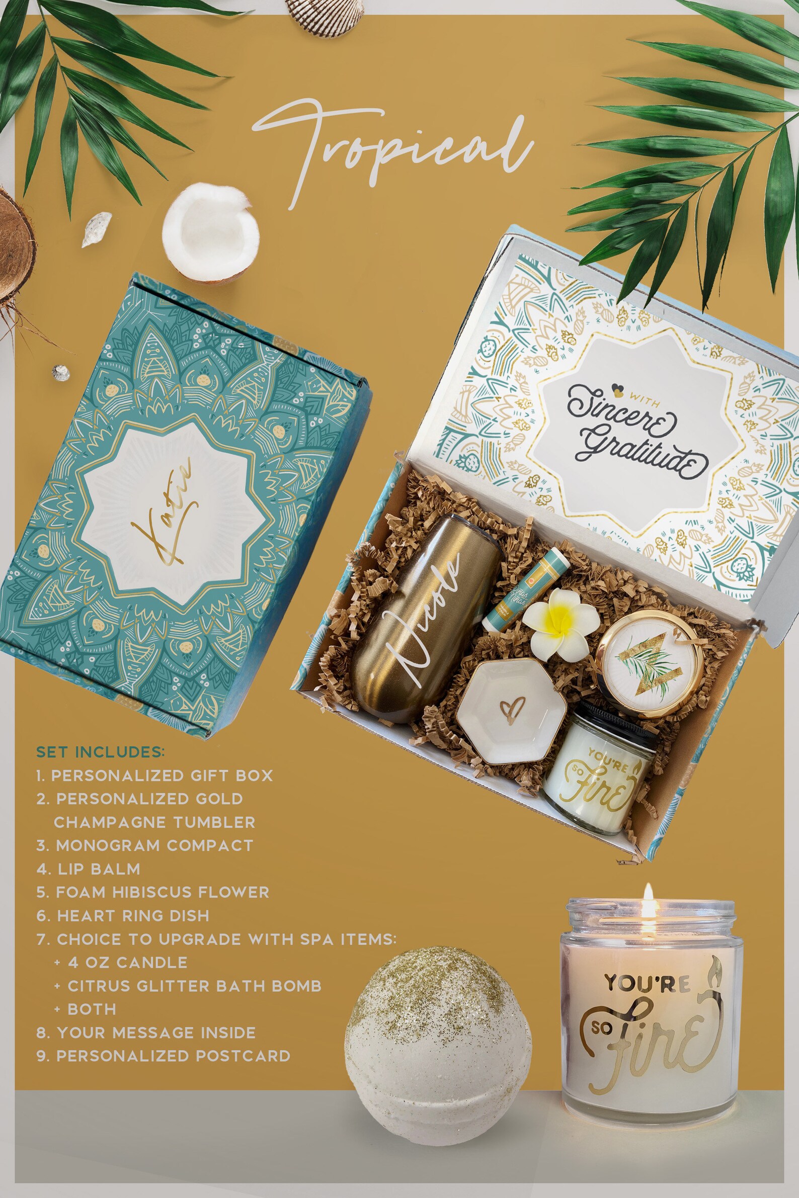 Thank You Gift Box for Her Show Gratitude or Token of Thanks - Etsy