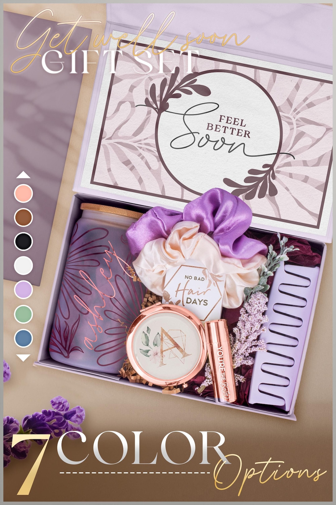 Get Well Soon Box, Encouragement Gift Basket, Surgery Recovery Care ...