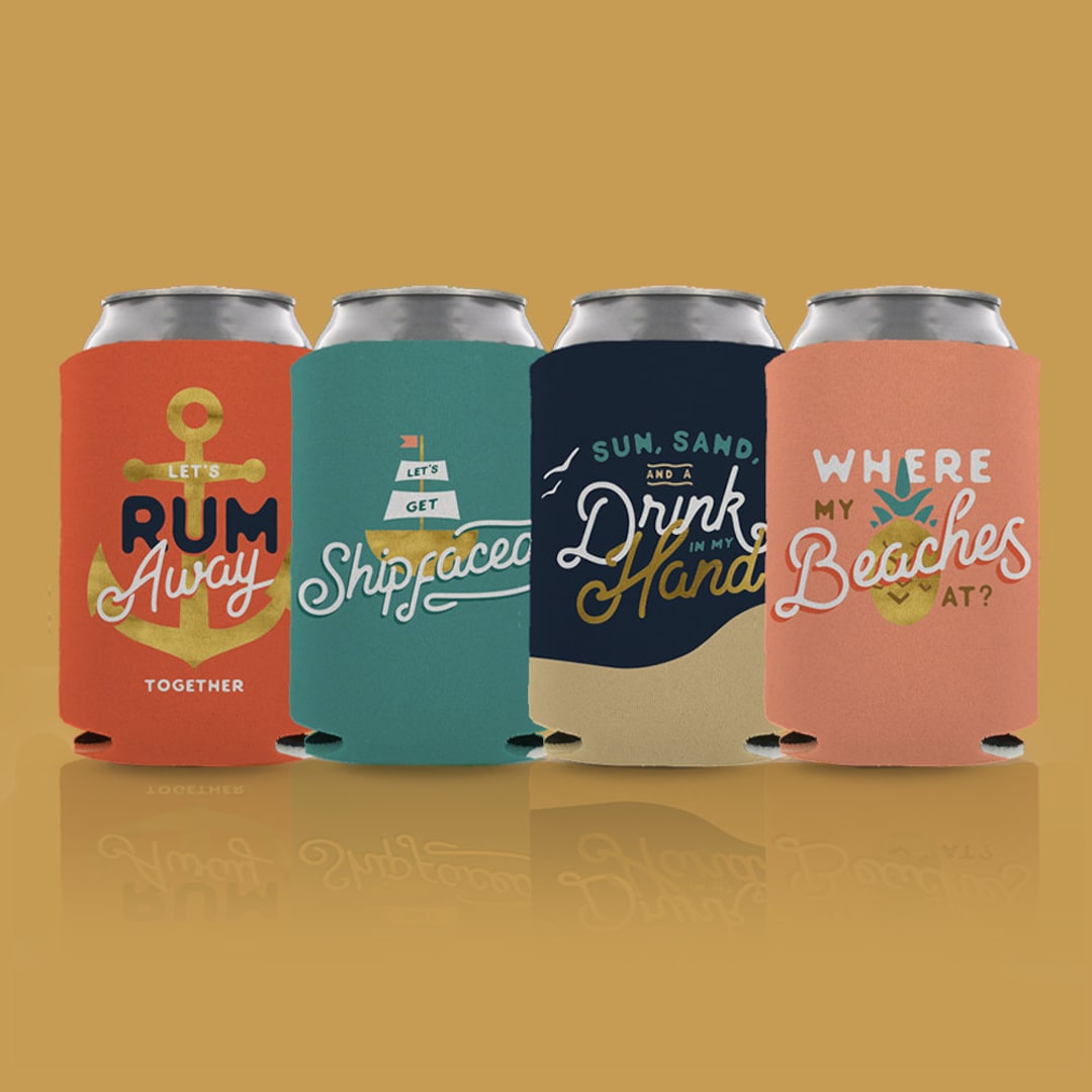 Beach Can Coolers | Where My Beaches at | Pineapple | Vacation ...
