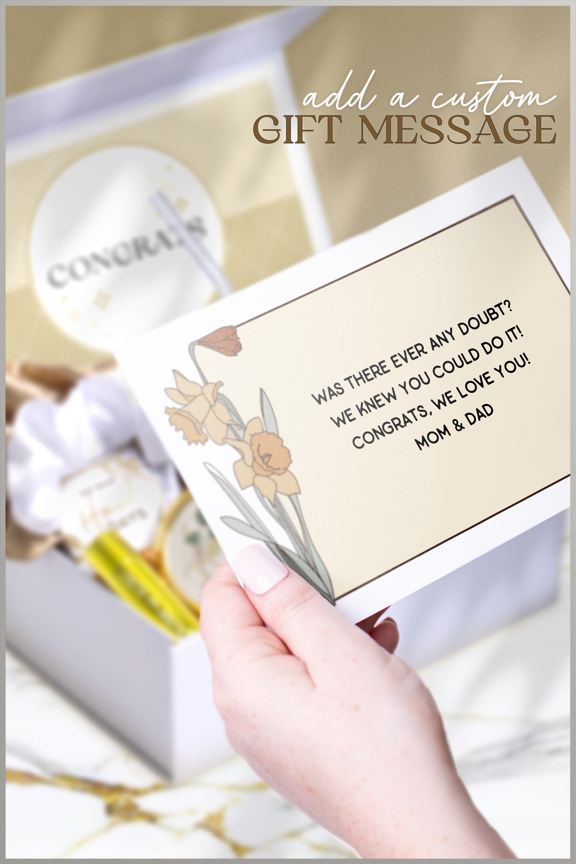 Congratulations Gift Set, You're Amazing Care Package, Way to Go Spa ...