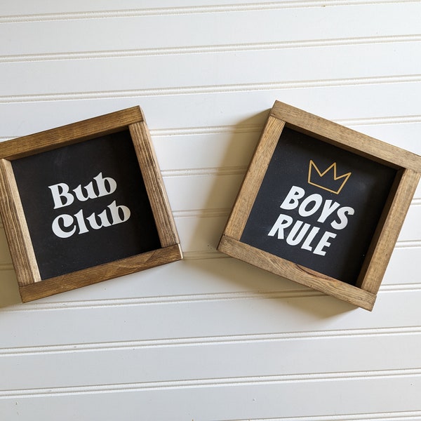 Boys Room Sign - Etsy