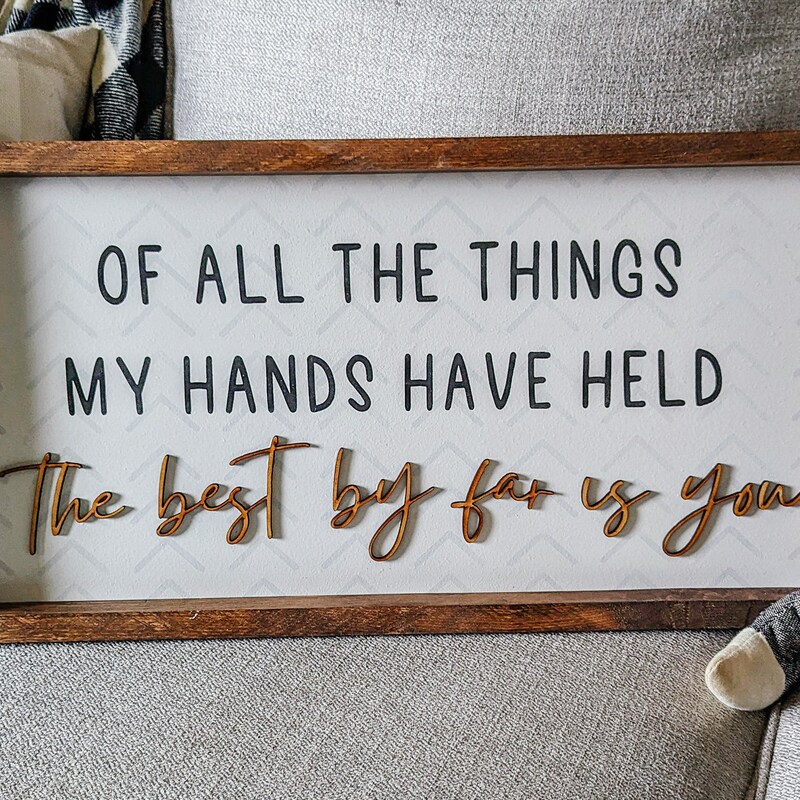 Hand Held Sign - Etsy