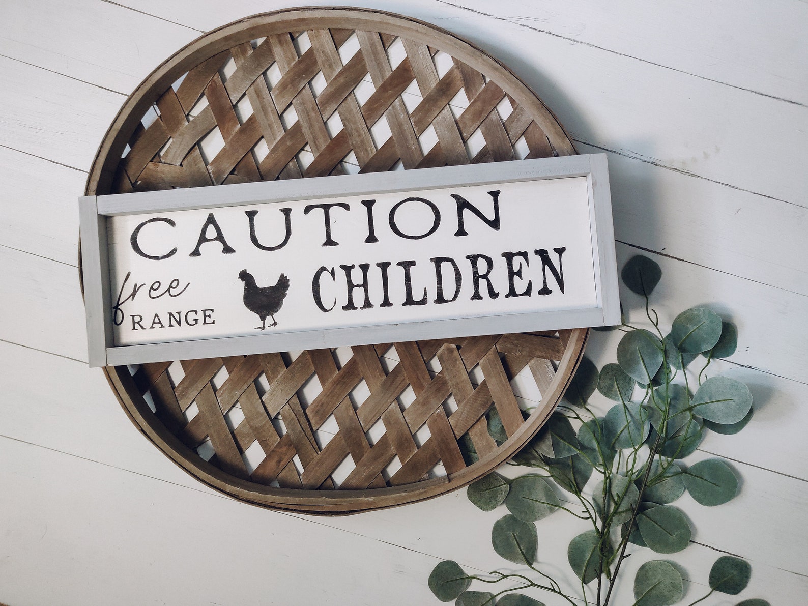Caution Free Range Children Signfunny Signs Farmhouse Style | Etsy