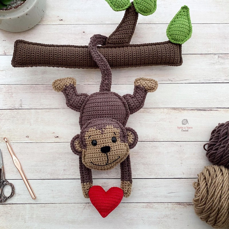 Stuffed Hanging Monkey - Etsy