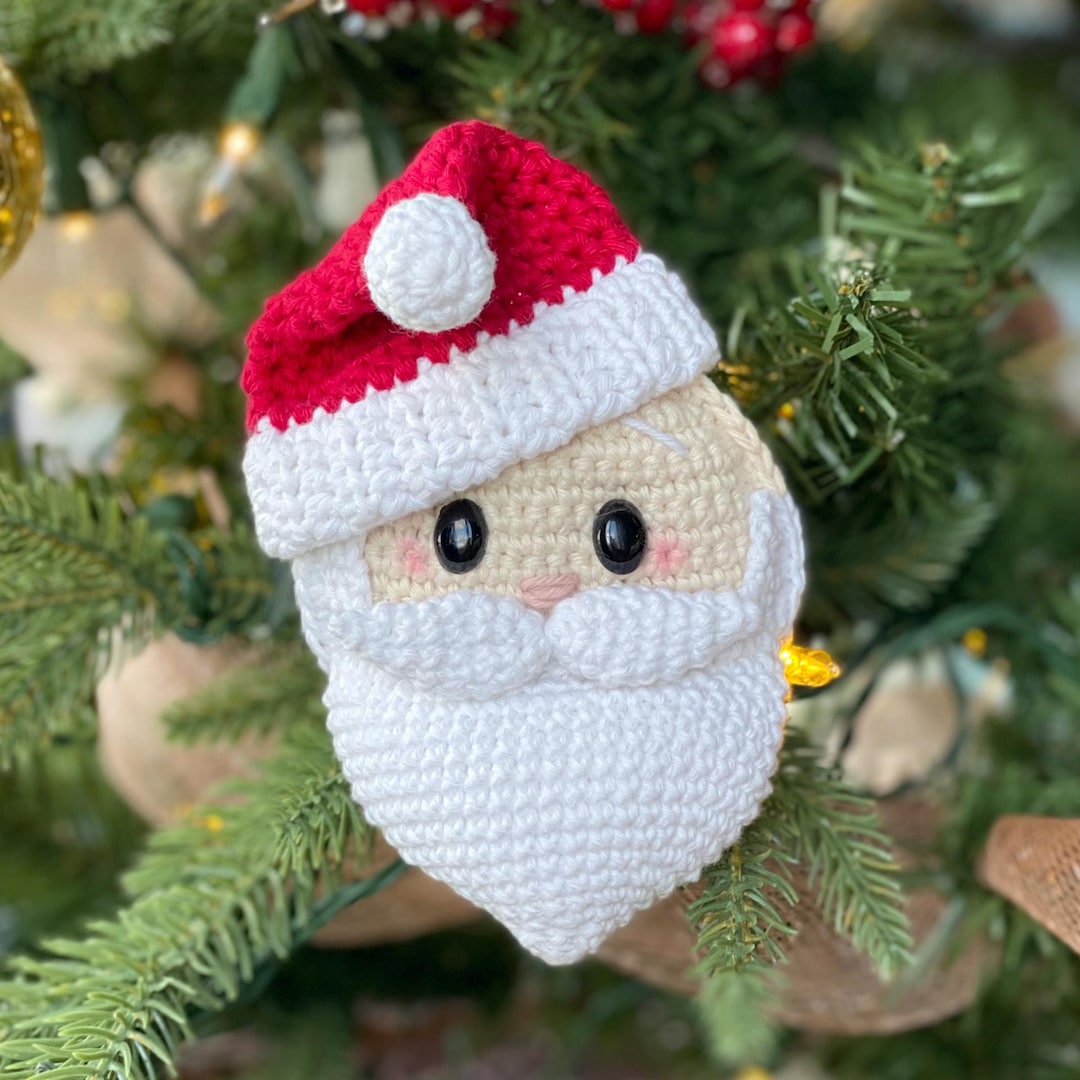 Santa Claus Ornament Crochet Pattern - Etsy
