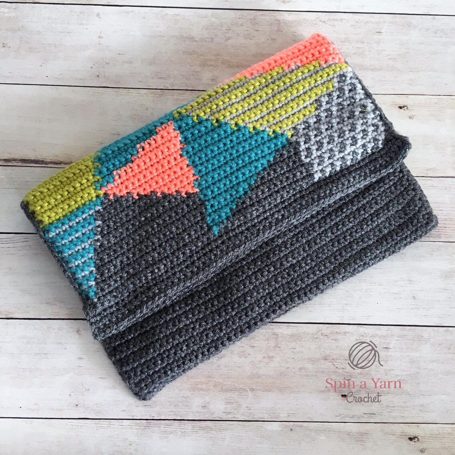 Geometric Clutch Crochet Pattern - Etsy