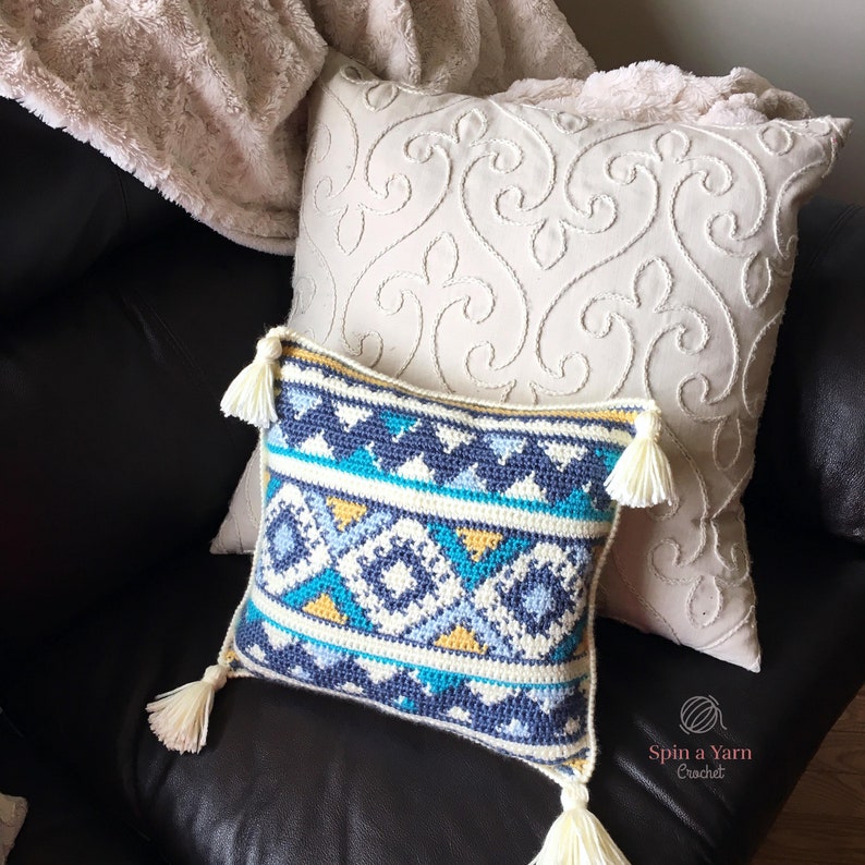 Aztec Throw Pillow Crochet Pattern | Etsy Canada