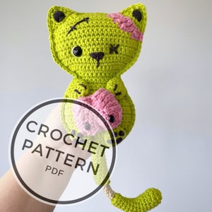 Zombie Kitten Crochet Pattern - Etsy