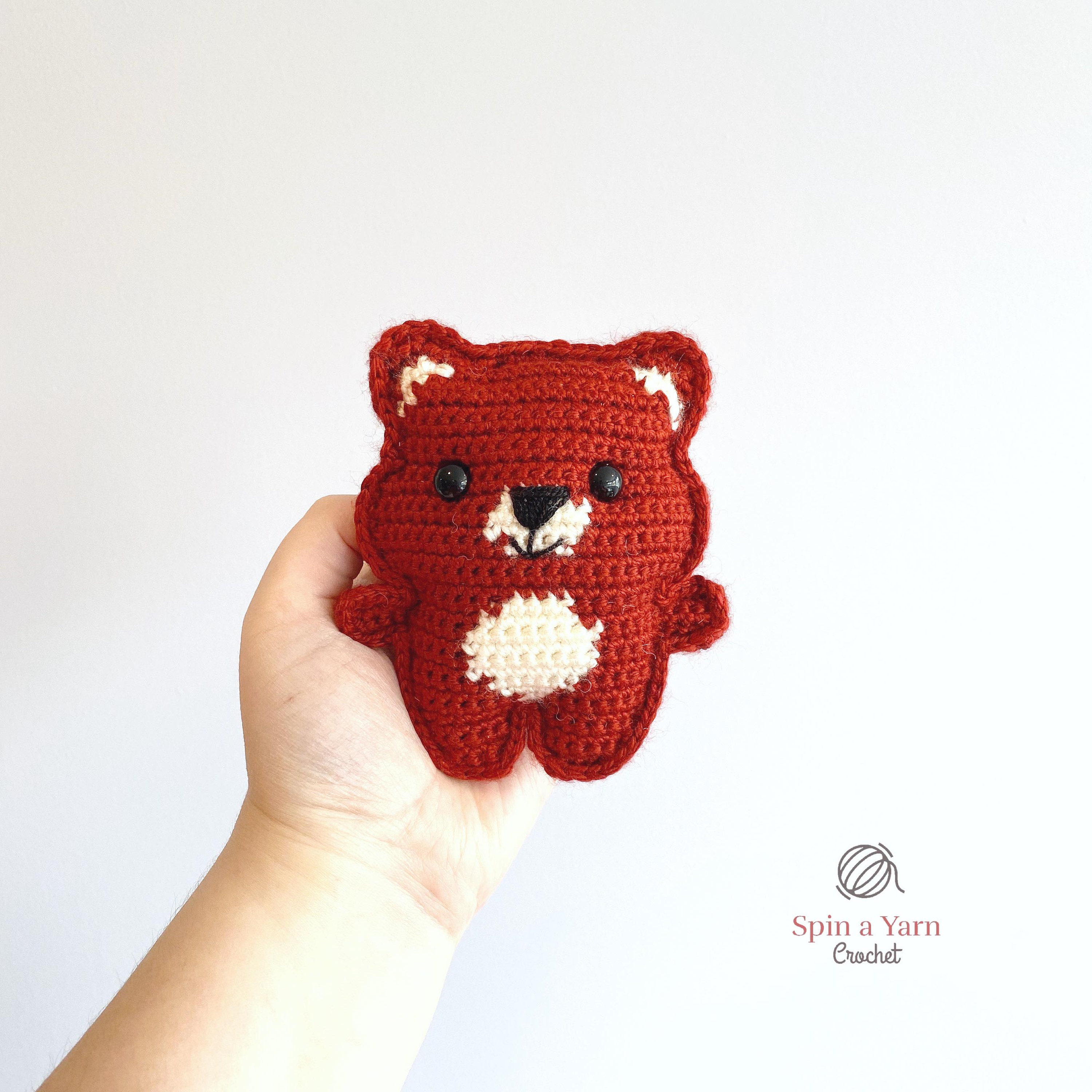 Pocket Bear Crochet Pattern - Etsy Canada