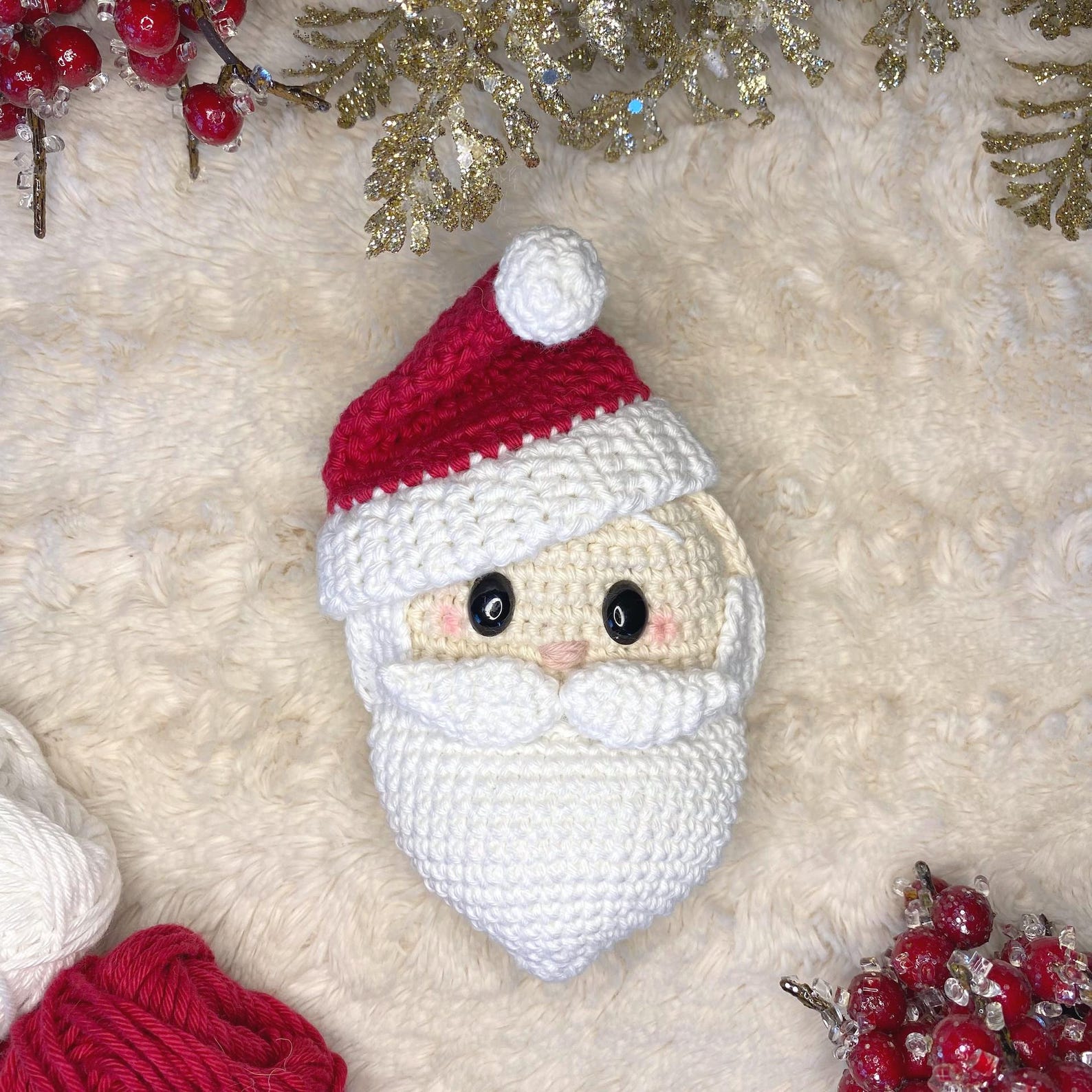 Santa Claus Ornament Crochet Pattern - Etsy