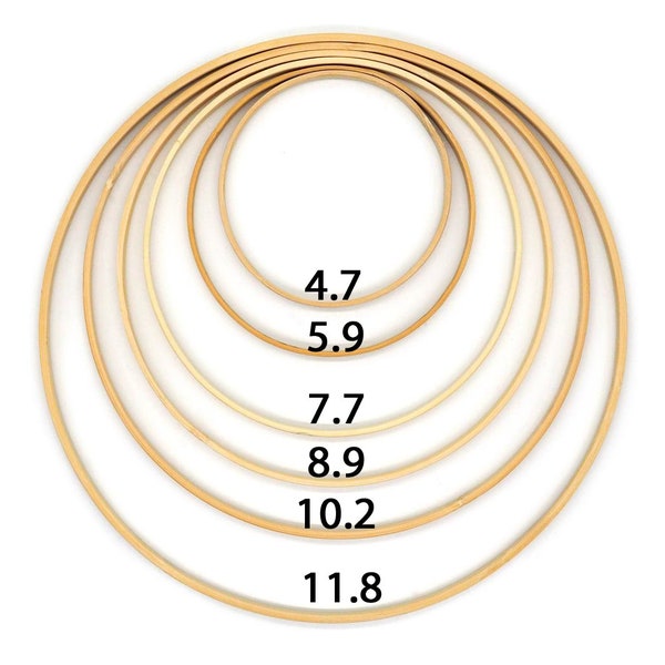 Wood Craft Hoops - Etsy