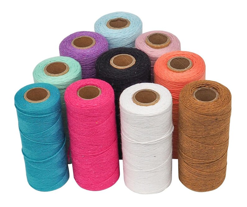 Warp Thread 10-pack Weaving Strings 1mm 2ply Cord Cotton - Etsy