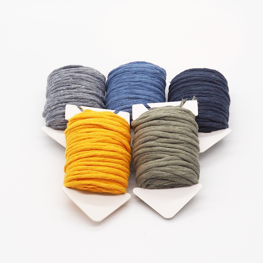 Coton Macrame 4mm Strings Set 5 Couleurs Macrame Fournitures Travail de ...
