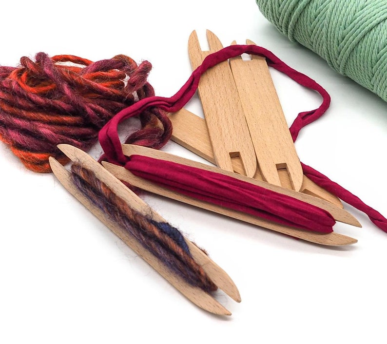 Weaving Shuttles 5-pack - Weaving Supplies – Weaving Kit – Tapestry ...