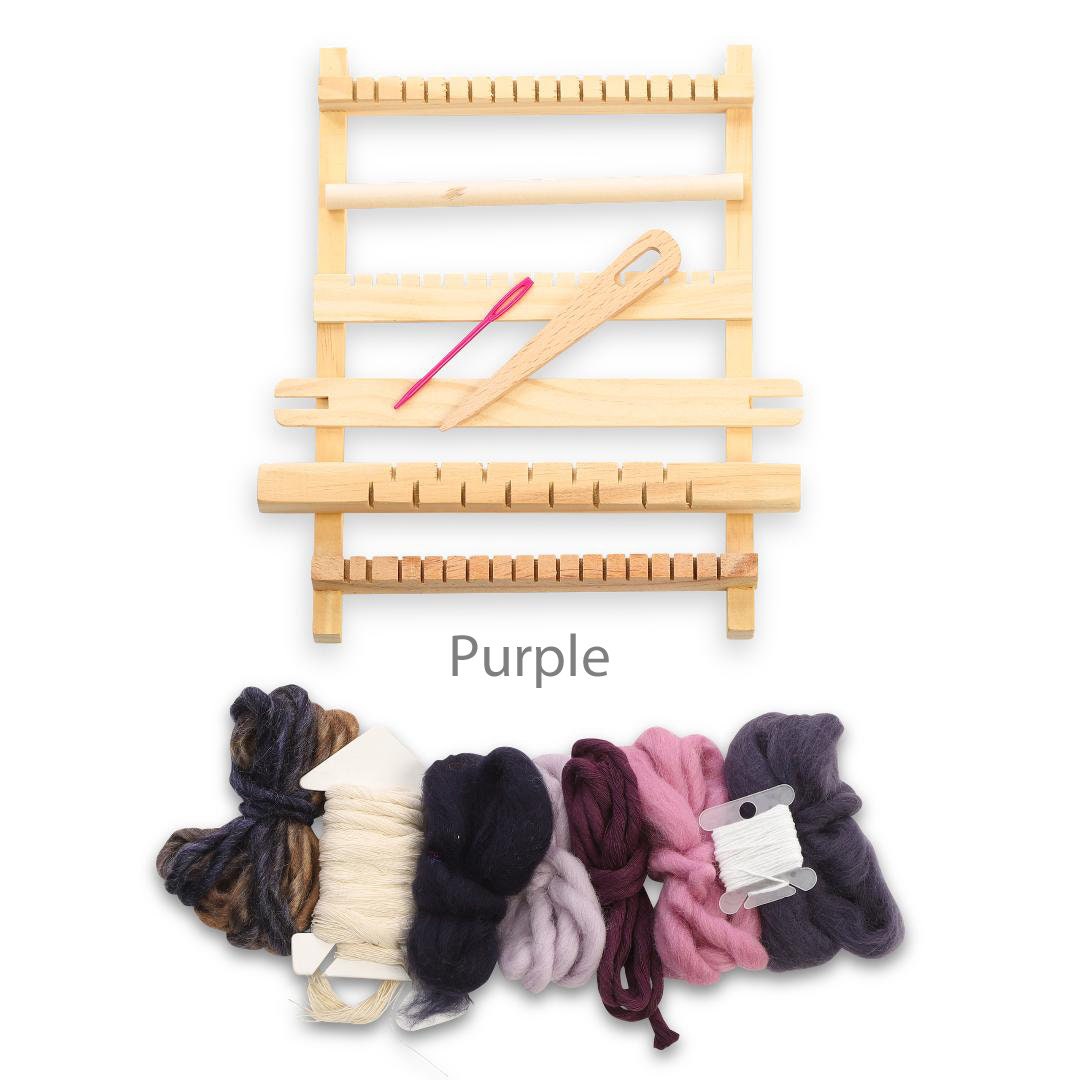 Weaving Kit for Beginners - Weaving Loom and Materials - Weaving Tools ...