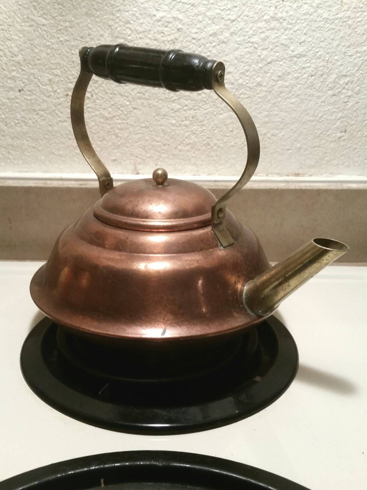 Vintage Copper Kettle Tea Pot Collectible Brass Copper Home Decor ...
