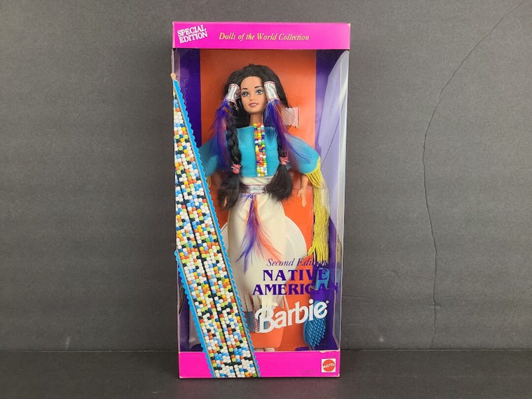 Native American Barbie Doll, Dolls of the World, Mattel, Special ...