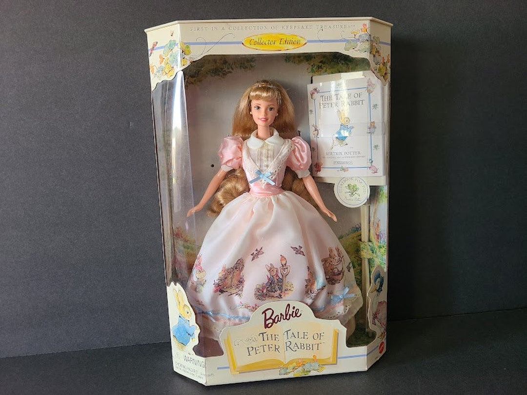 The Tale of Peter Rabbit Barbie Doll Mattel 1997 19360 - Etsy