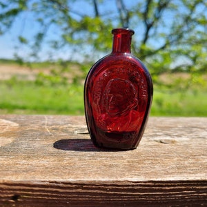 Thomas Jefferson Wheaton Glass Colorful Miniature 3'' Bottle, Pressed ...
