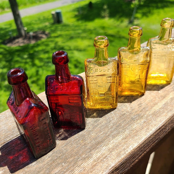 Wheaton Miniature Glass Bottle - Etsy