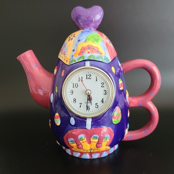 Teapot Clock - Etsy