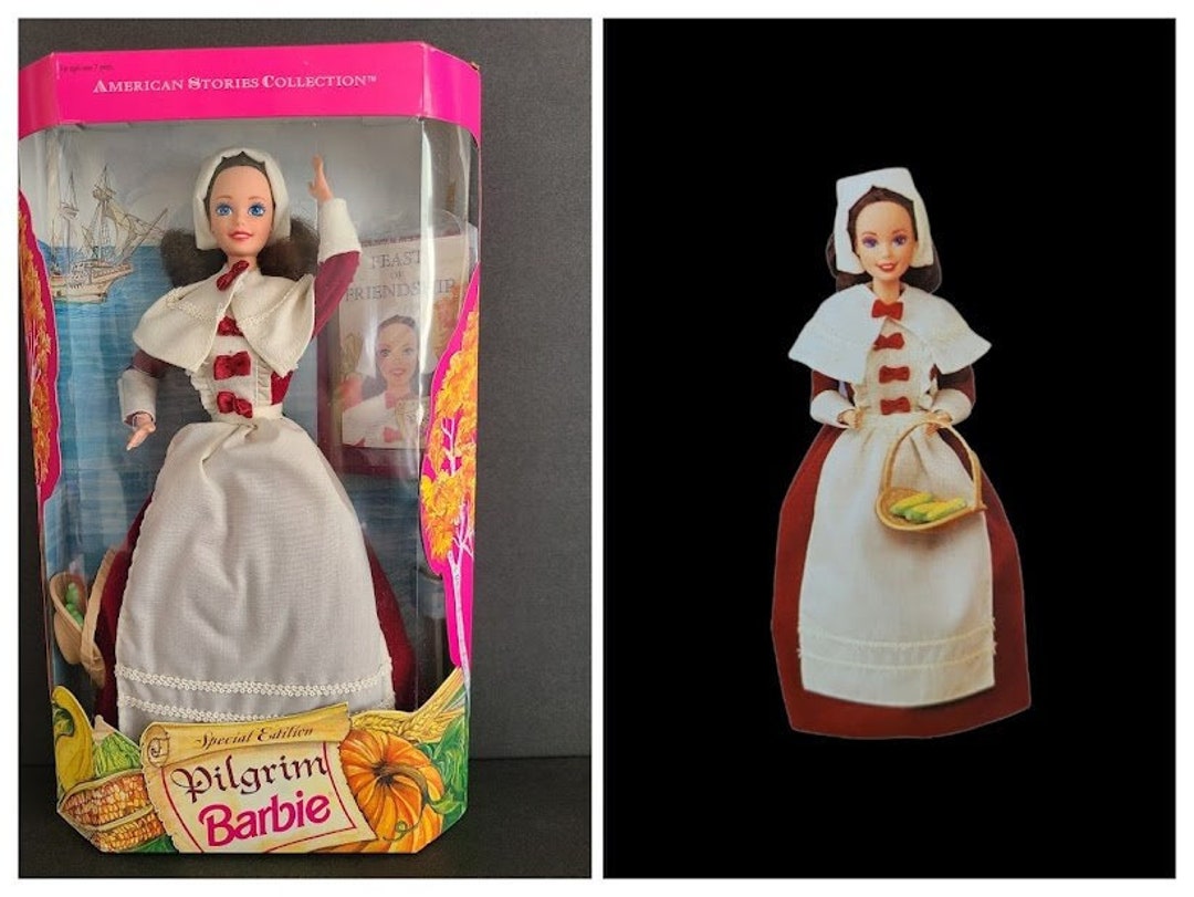 Pilgrim Barbie Doll, From American Stories Collection, Special Edition ...
