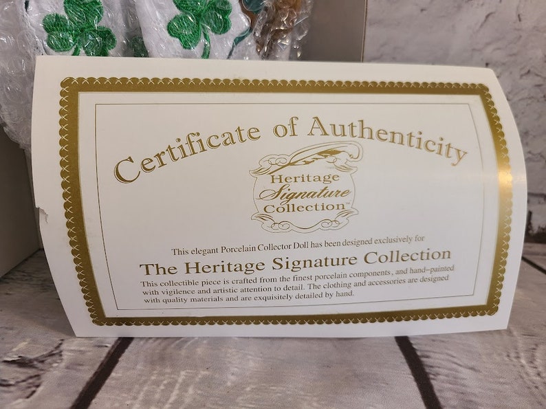 Heritage Signature Collection Irish Eileen Porcelain - Etsy