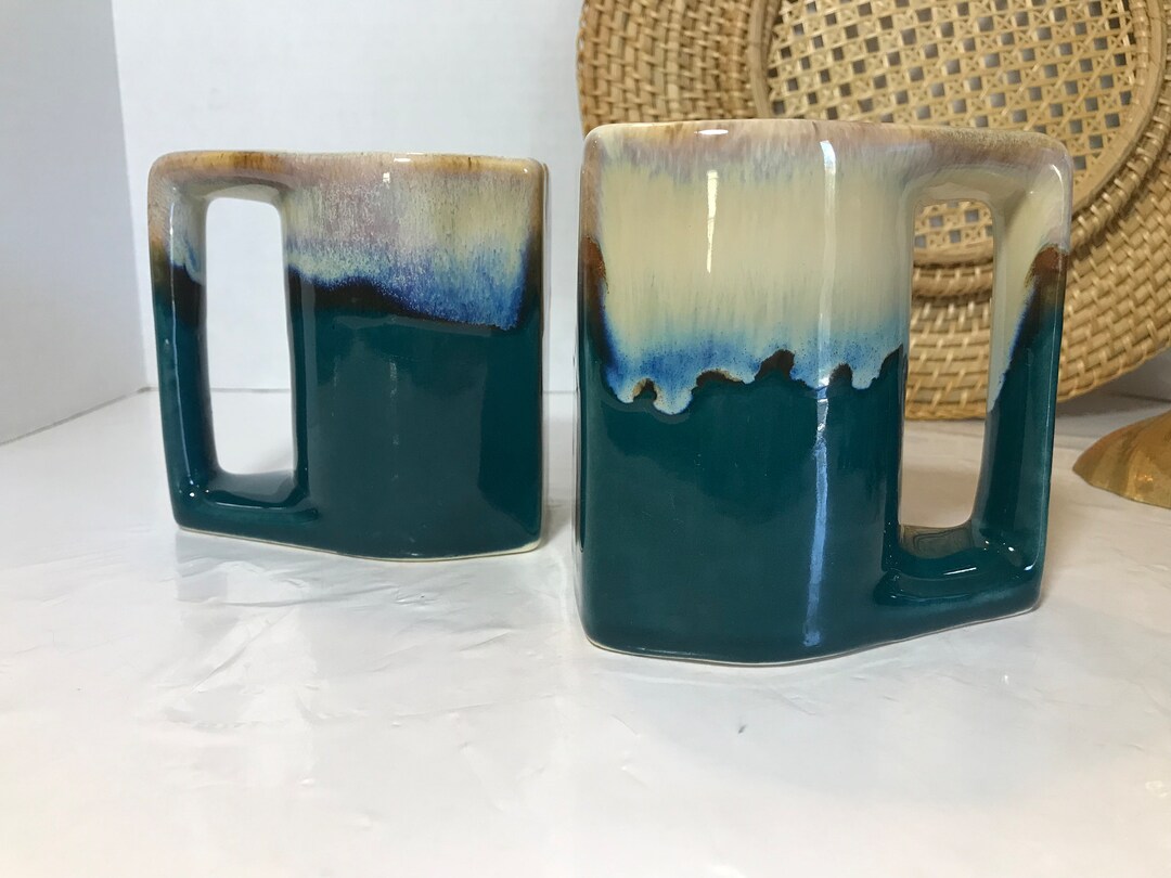 Vintage Padilla Art Pottery Coffee Mug, Unique Vintage Padilla Square ...