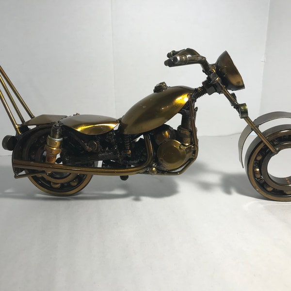 Motorcycle Sculpture - Etsy