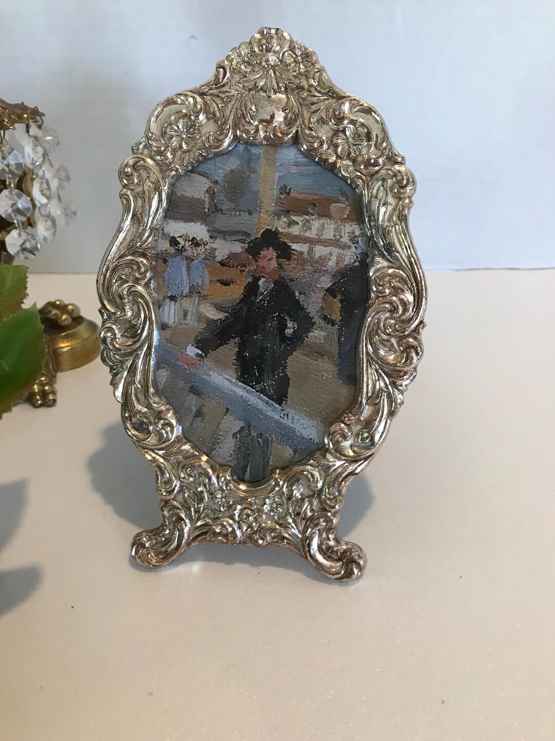 Vintage Silver Plate Victorian Style Picture Frame, Vintage Silverplate ...