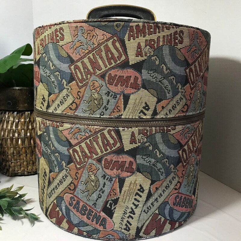 Round Suitcase - Etsy