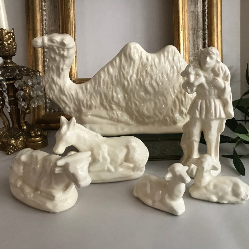 Ceramic Nativity Set - Etsy