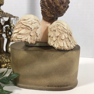 Vintage Journey of Grace Angel on Display Base, Nancy Carter Nurturing ...