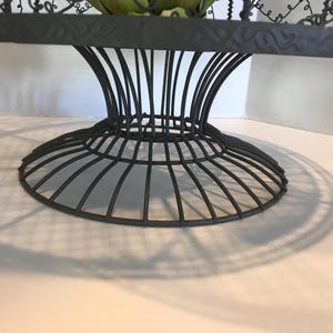 Vintage Wrapped Wire Cake Stand and Dome Cover, Rustic Wire Kitchen ...